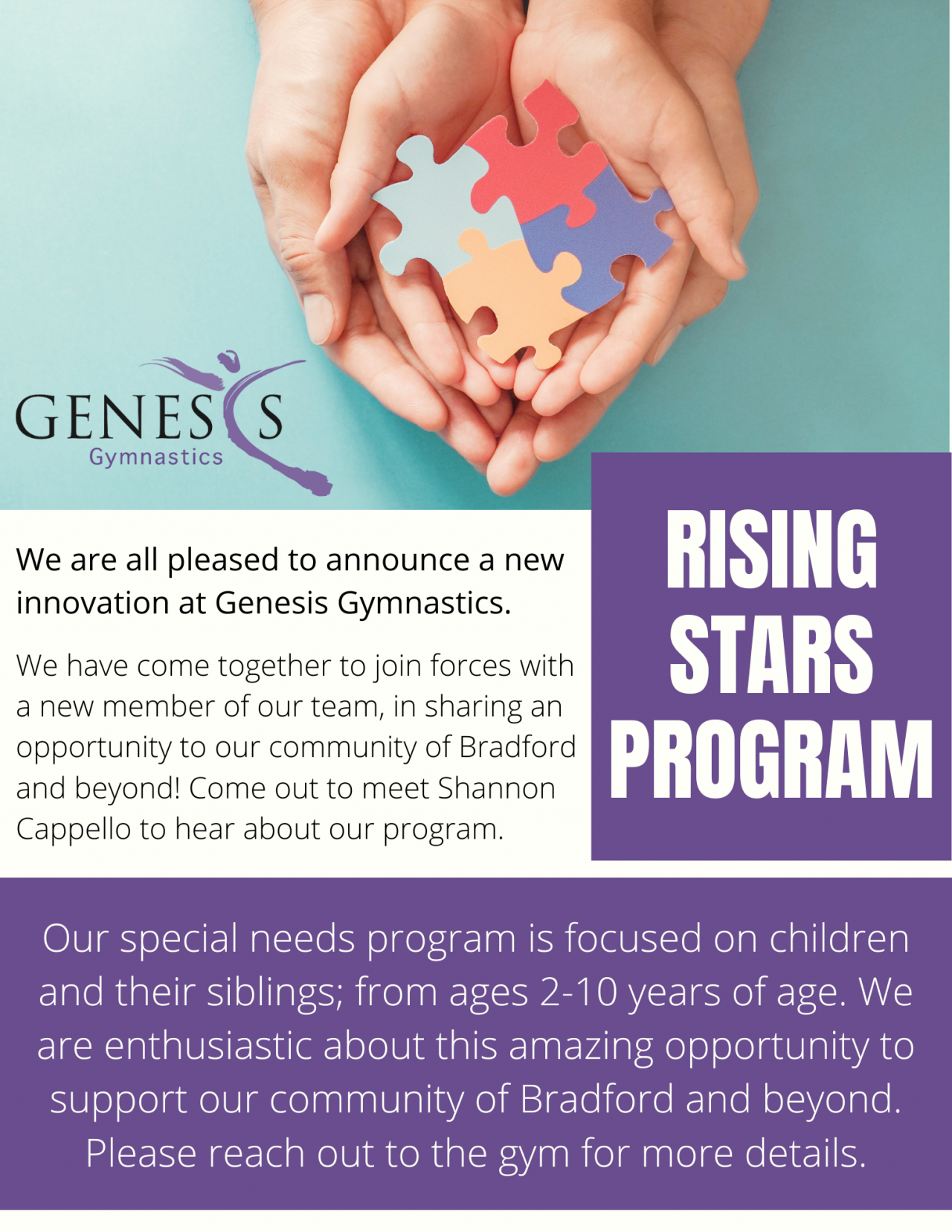 Special Needs Program | Genesis Gymnastics